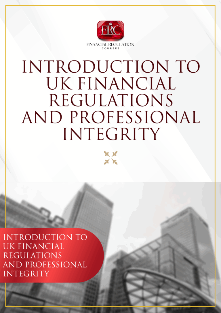 Level 4 Financial Regulation for UK Compliance Careers